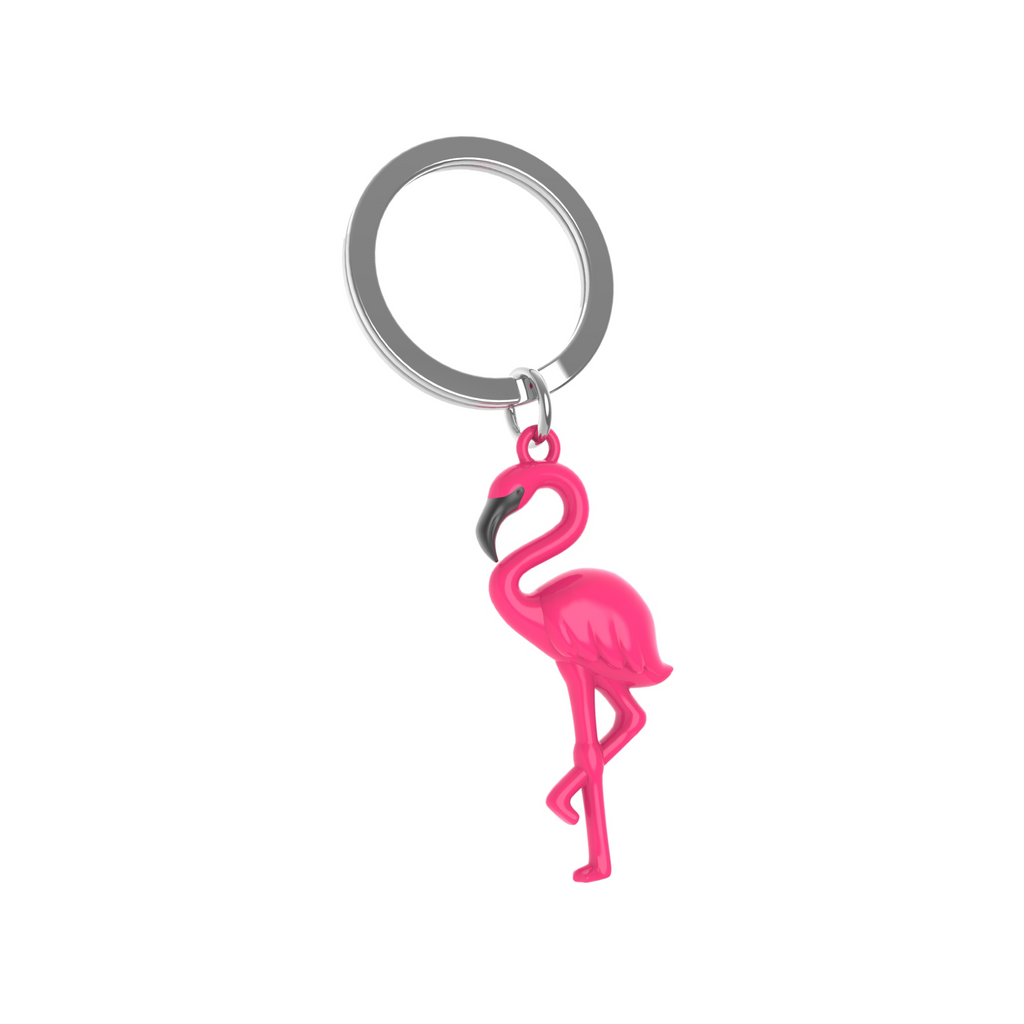 Buy Metalmorphose Flamingo Keyring | Pink | About Living