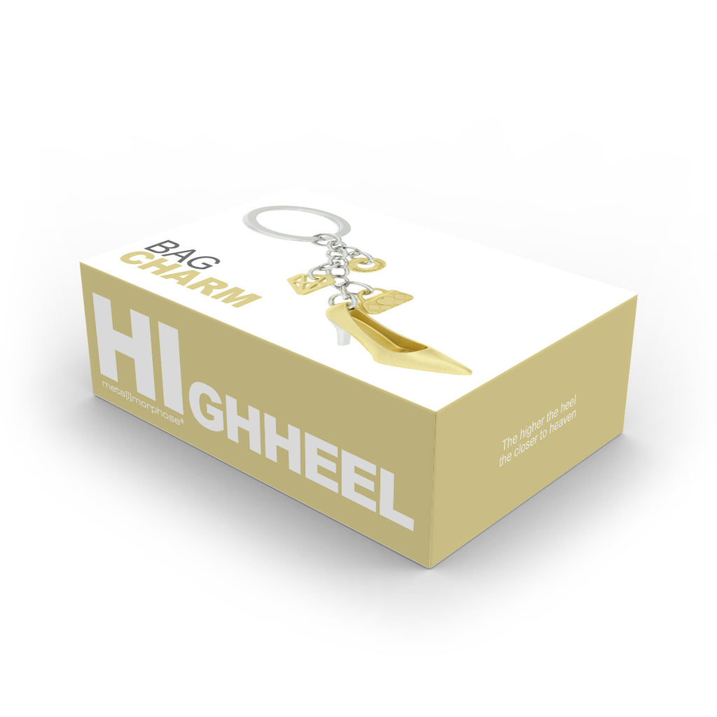 Buy Metalmorphose High Heel Drop Charm Keyring | Gold | About Living