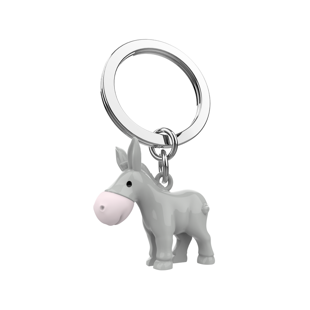 Buy Metalmorphose Donkey Keyring | Grey | About Living