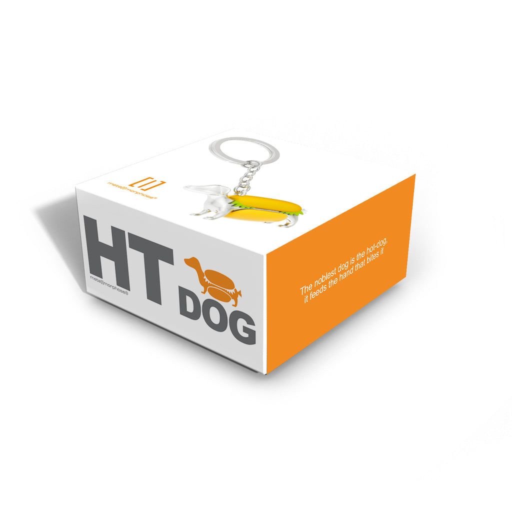 Buy Metalmorphose Hotdog Keyring | About Living