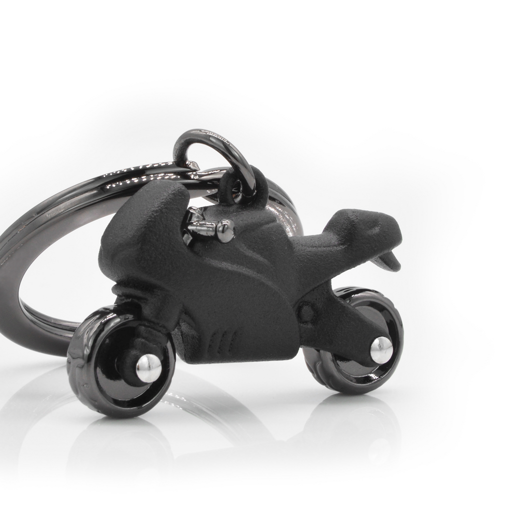 Buy Metalmorphose Motorcycle Keyring | Matt Black | About Living