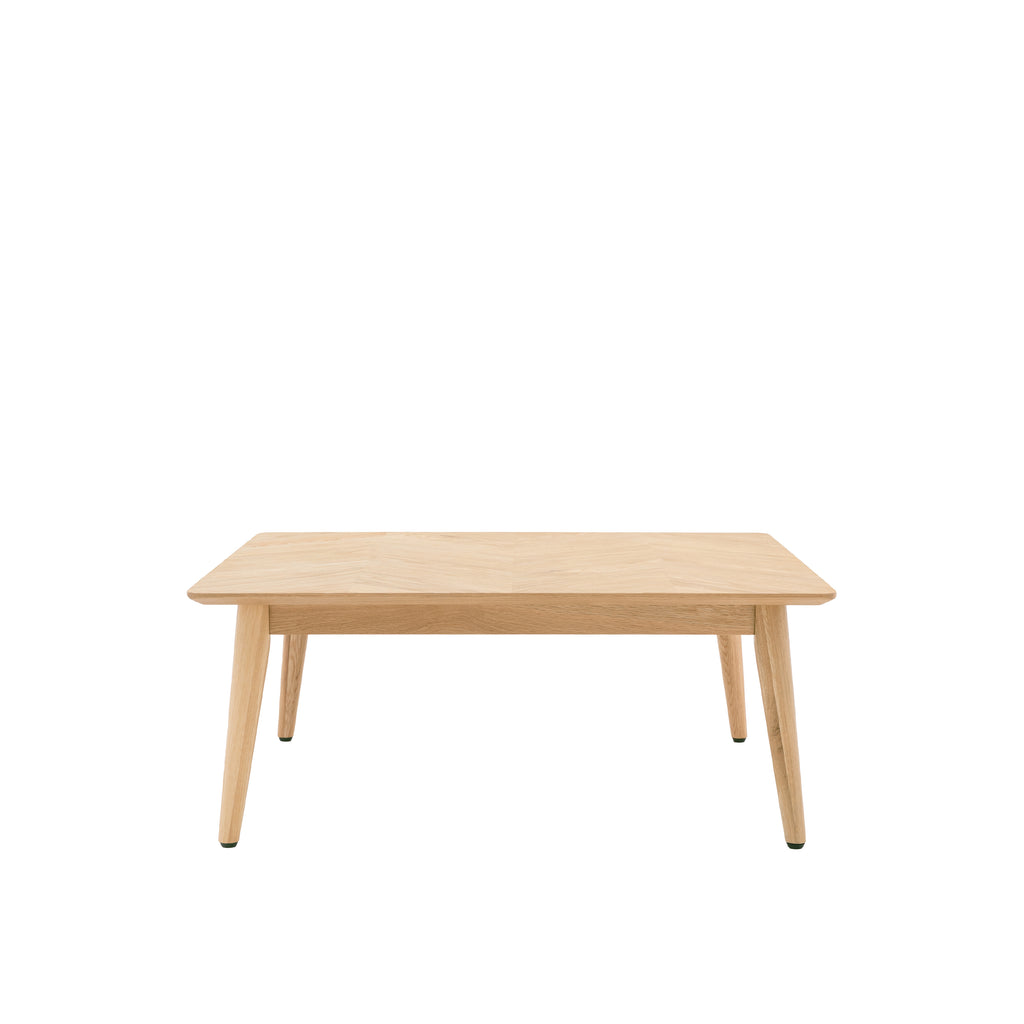 Gallery | Milano Chevron Coffee Table - Oak – About Living