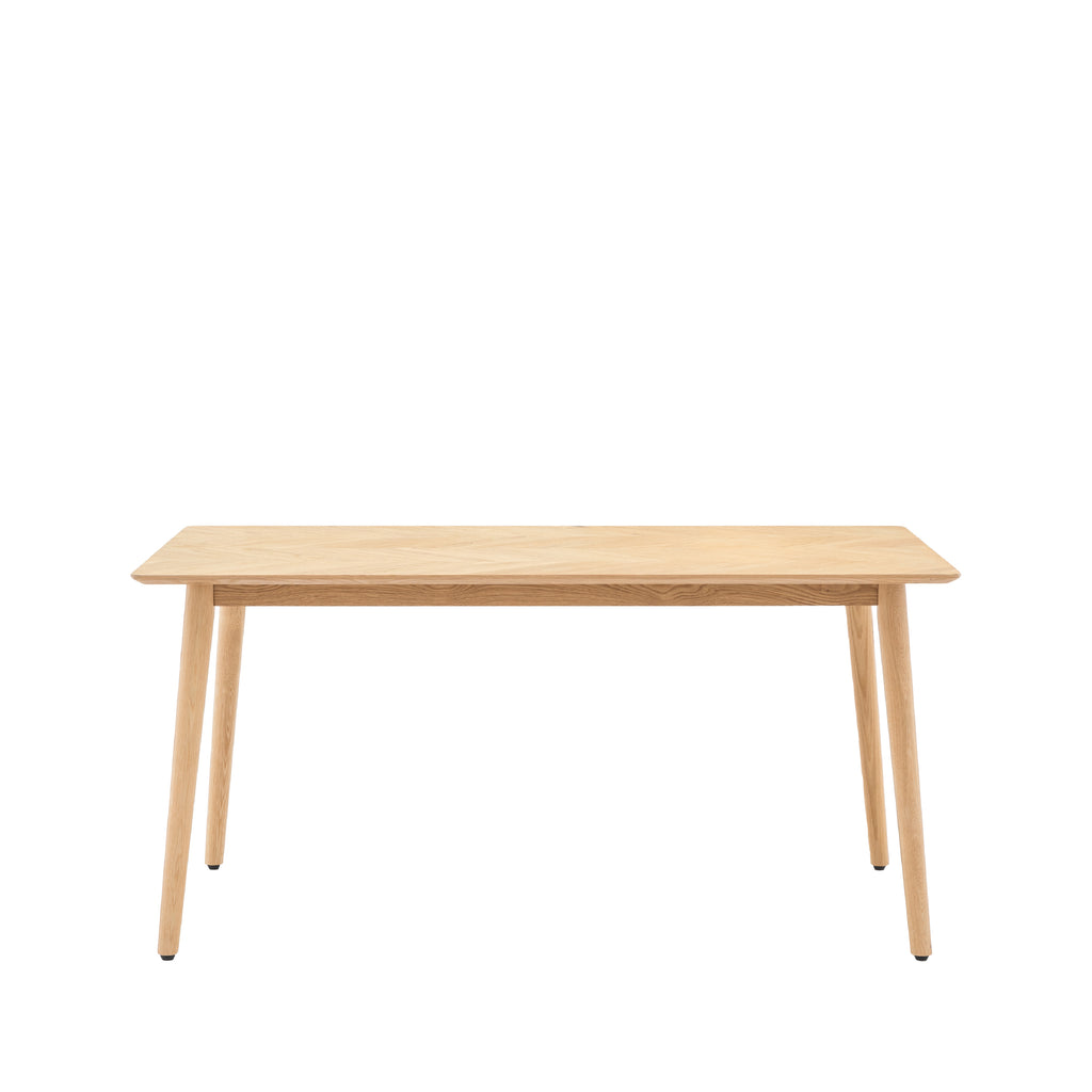 Gallery | Milano Chevron Dining Table - Oak – About Living