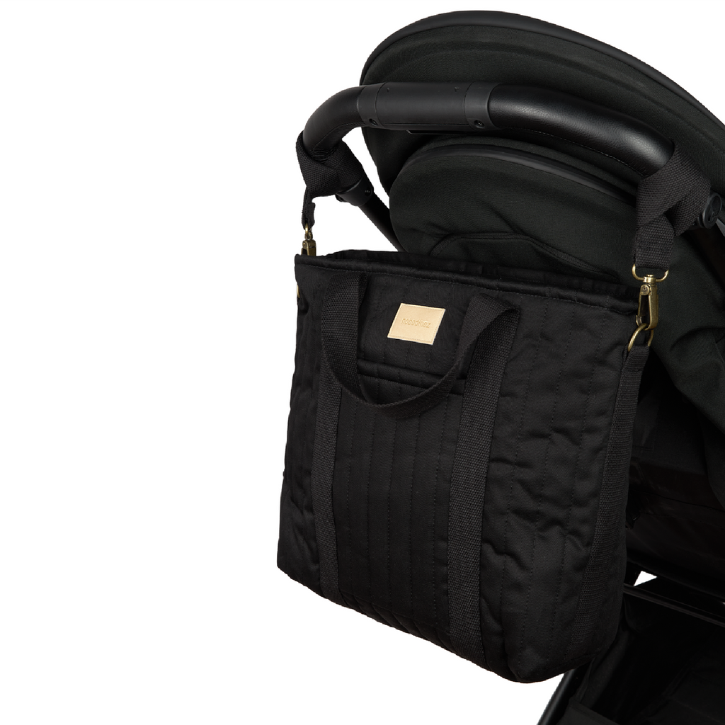 Nobodinoz Hyde Park Waterproof Stoller Backpack - Black | About Living