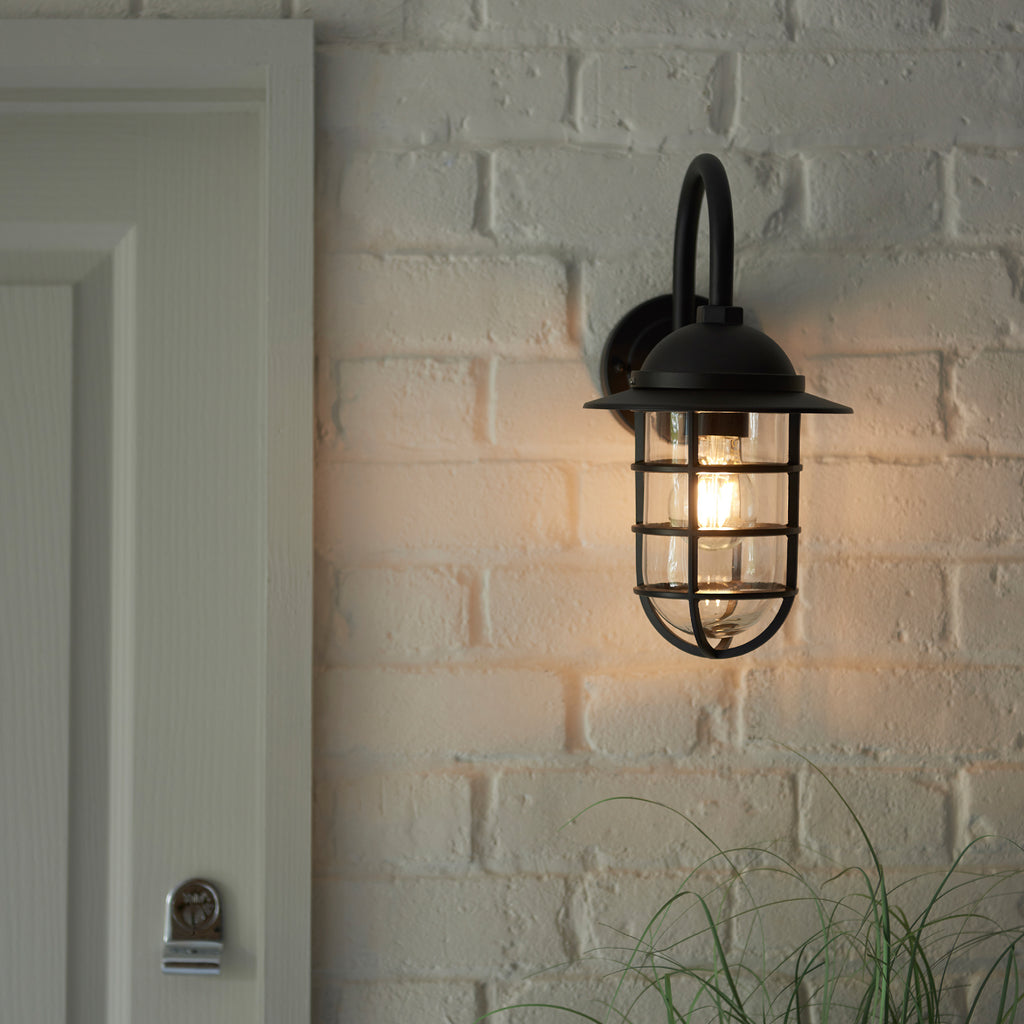 Designed by Gallery | Outdoor Port Wall Light - Black – About Living