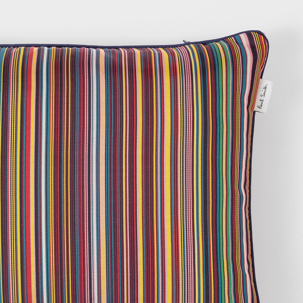 Paul Smith 30x50cm Silk 'Signature Stripe' Bolster Cushion | About Living