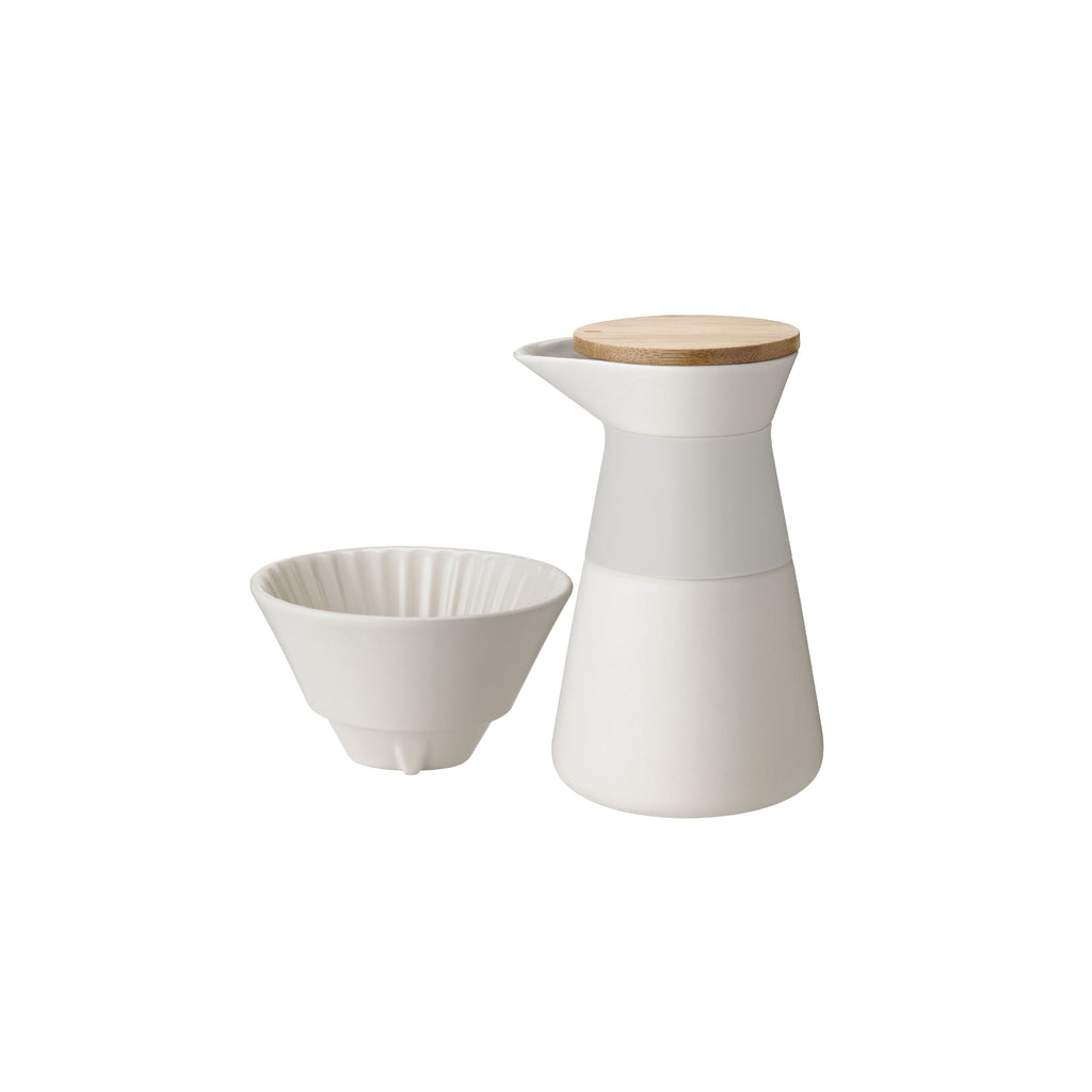 Stelton Theo Coffee Brewer - Sand Beige (0.6L) | About Living
