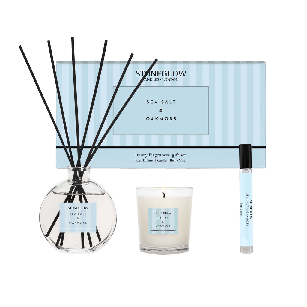 Stoneglow | Modern Classics Gift Set - Reed Diffuser, Candle & Home ...