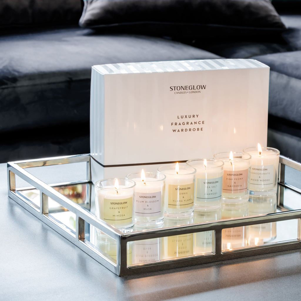 Stoneglow Set of 6 Modern Classics Luxury Candles | About Living