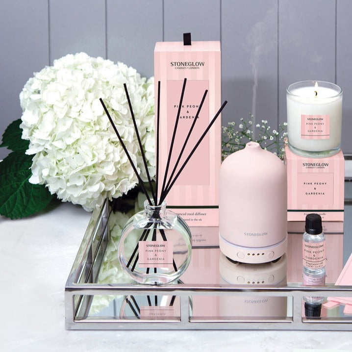 Buy Stoneglow Pink Peony & Gardenia Fragrance Oil | About Living