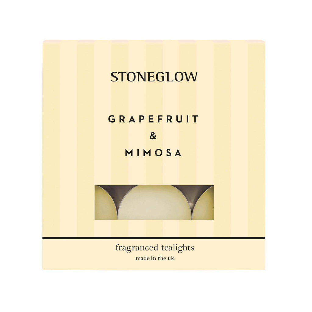 Stoneglow | Modern Classics Scented Tealight Candles - Grapefruit ...