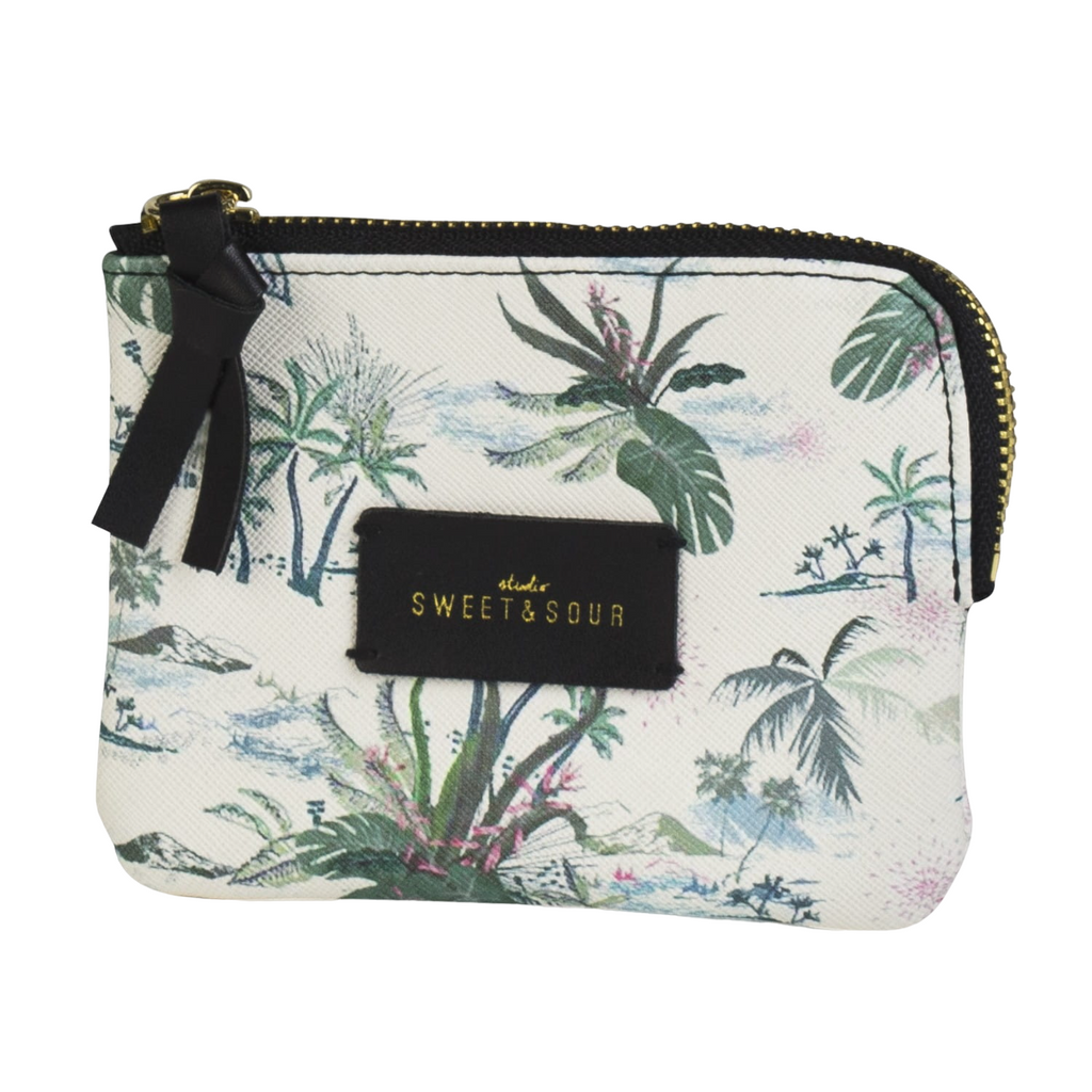 Buy Studio Sweet & Sour Green Palm Tree Keychain Coin Pouch | About Living