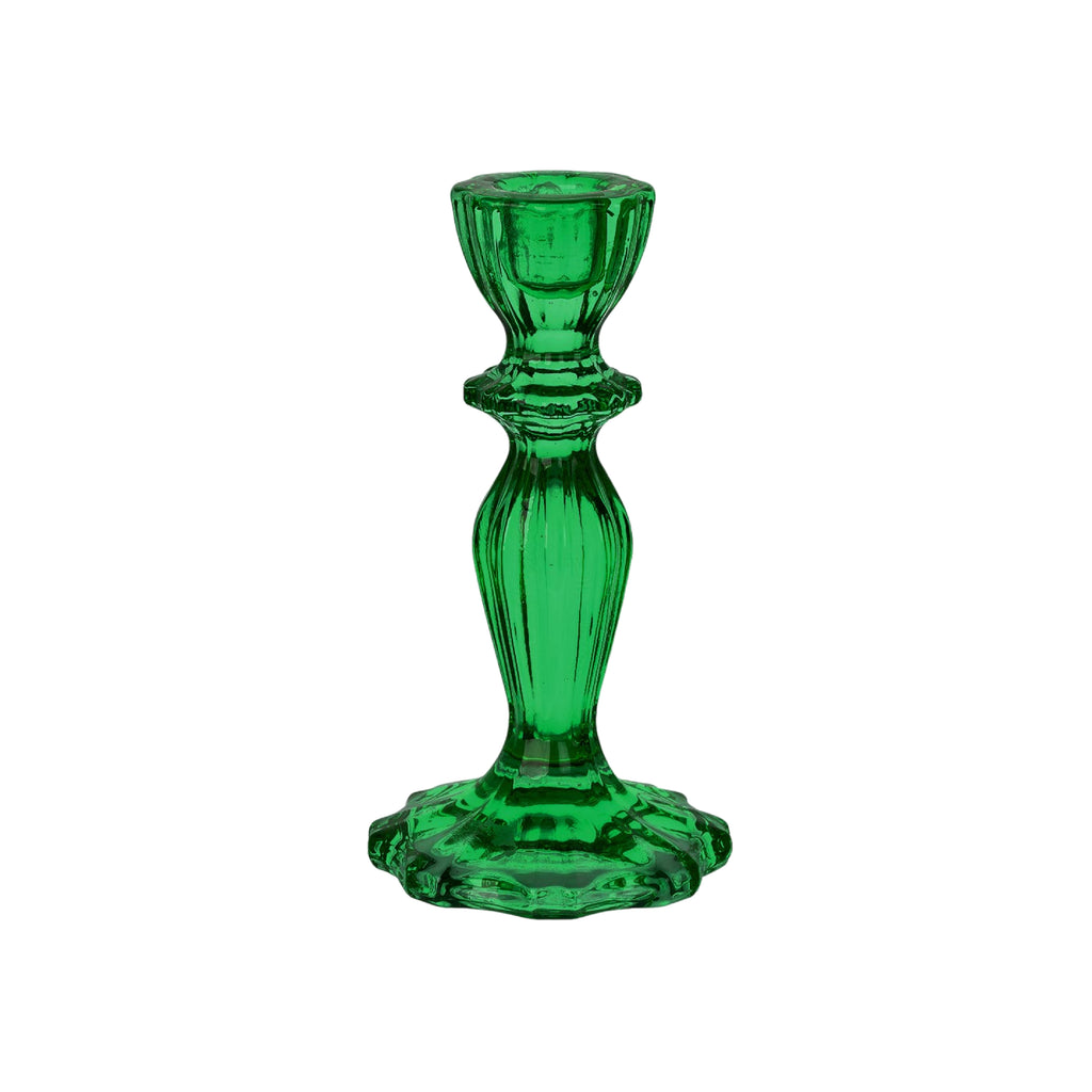 Talking Tables | Festive Boho Taper Candle Holder - Dark Green (16cm ...