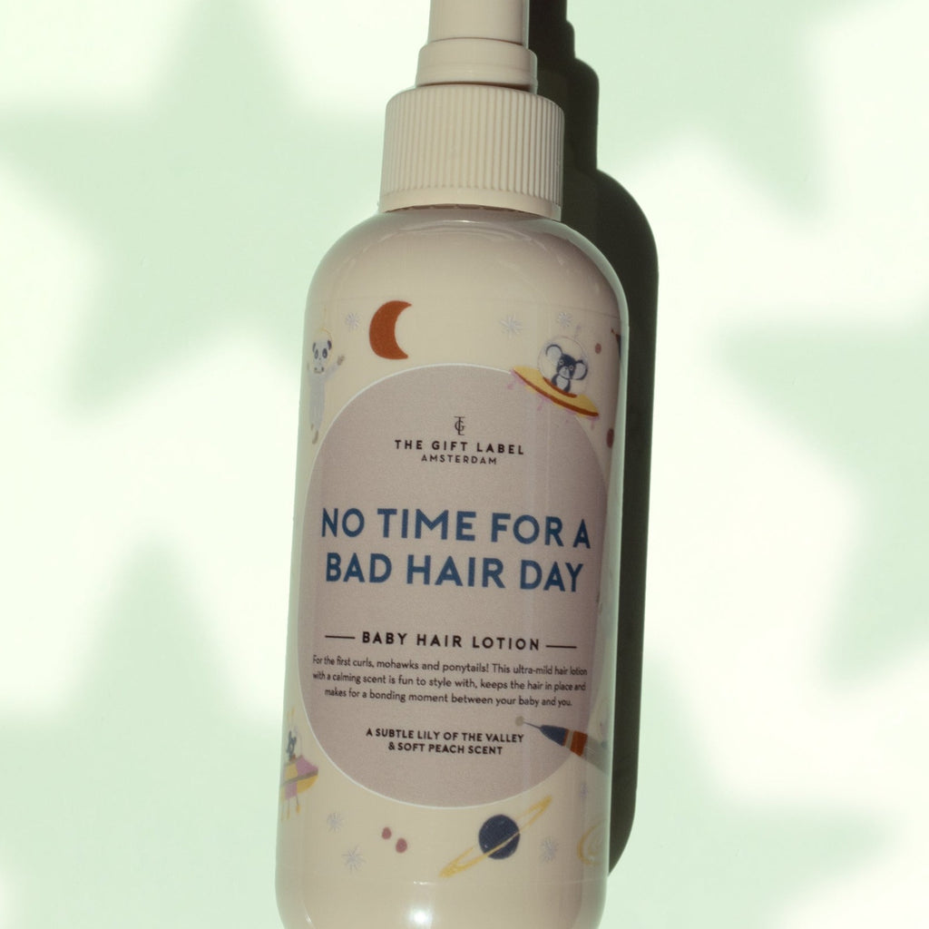 No Time For A Bad Hair Day' Baby Boy Lotion | About Living