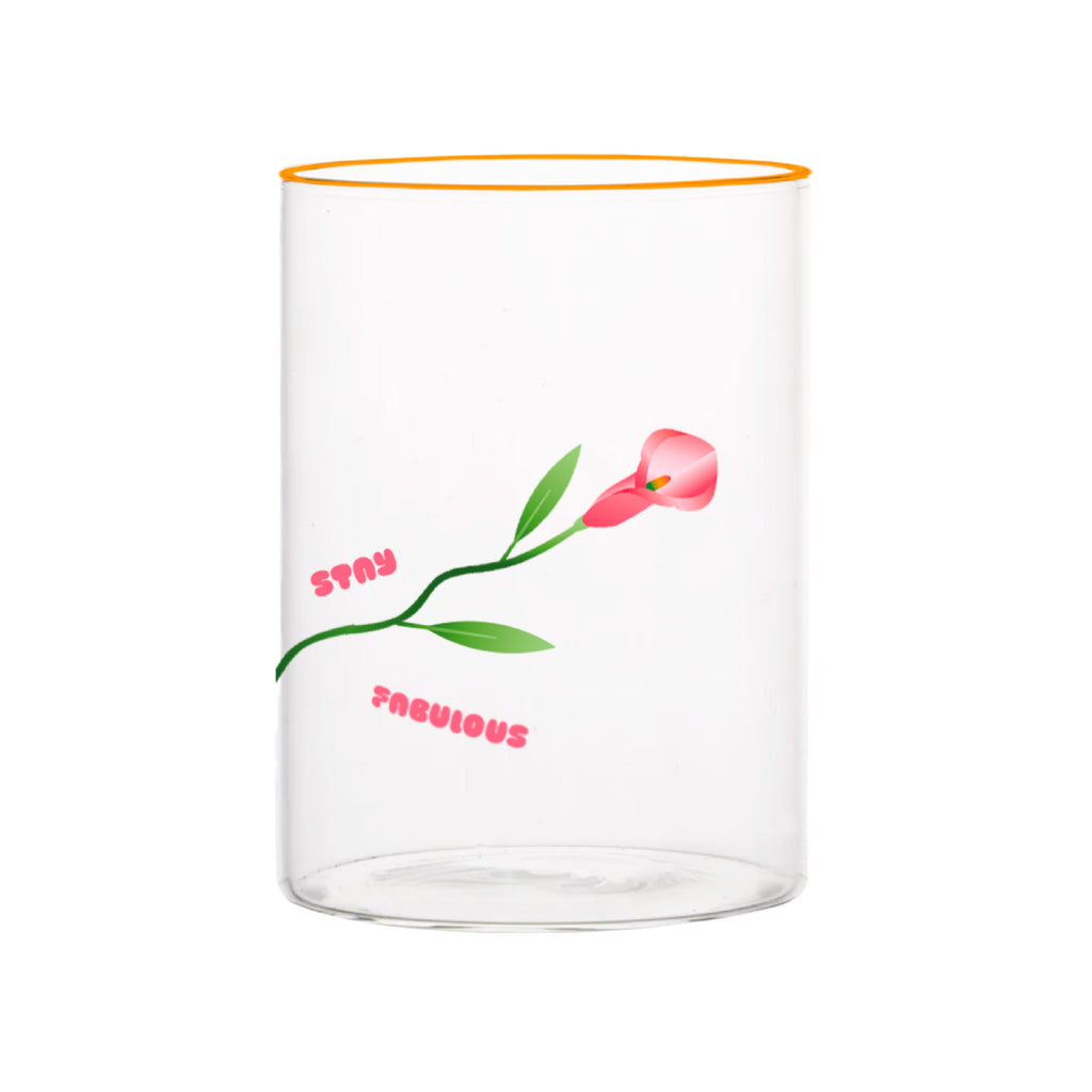 The Gift Label | Stay Fabulous' Drinking Glass - Living Collection ...