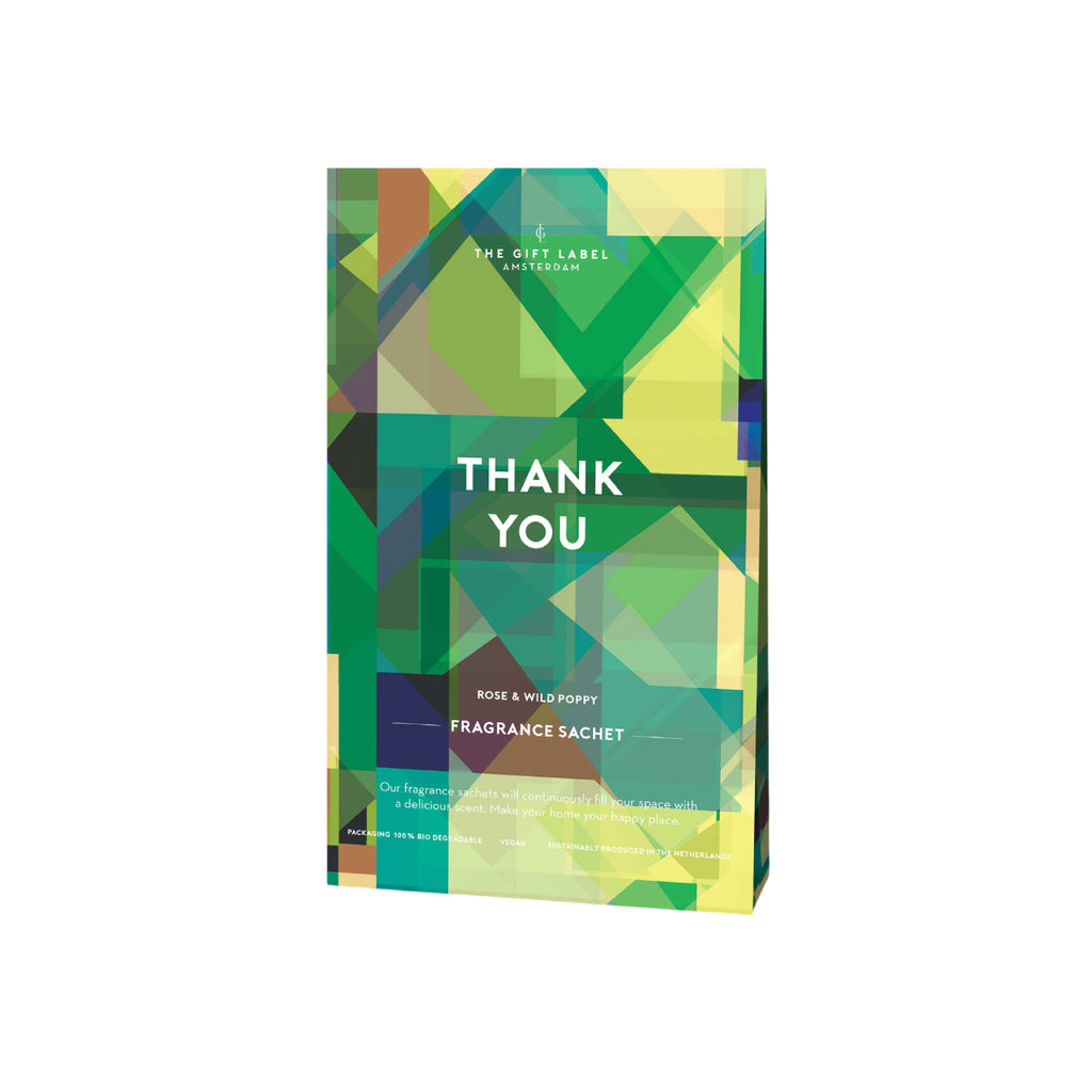 The Gift Label | Thank You' Scented Sachet - Rose & Wild Poppy – About ...