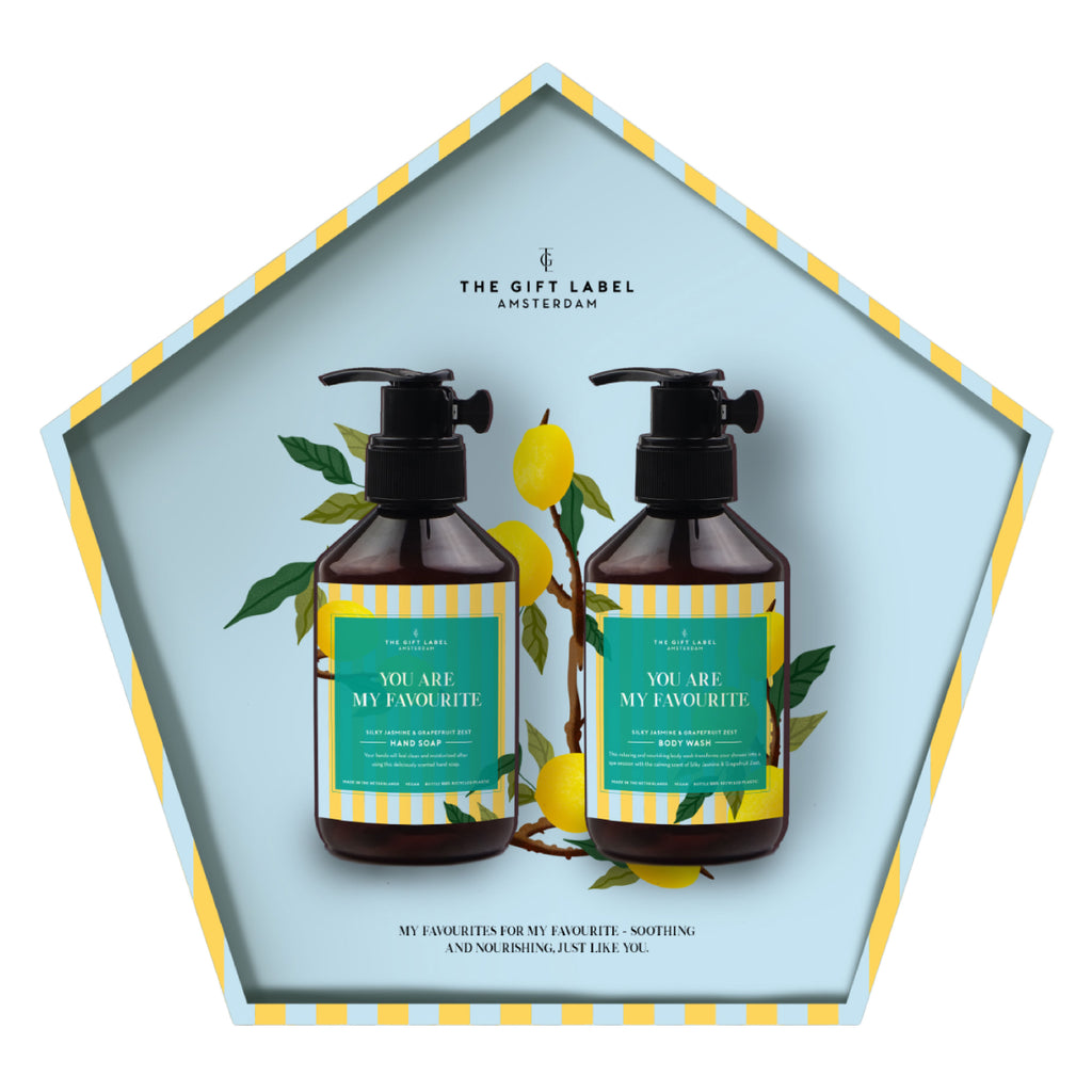The Gift Label | 'You Are My Favourite' Pentagonal Gift Box - Hand Soap ...