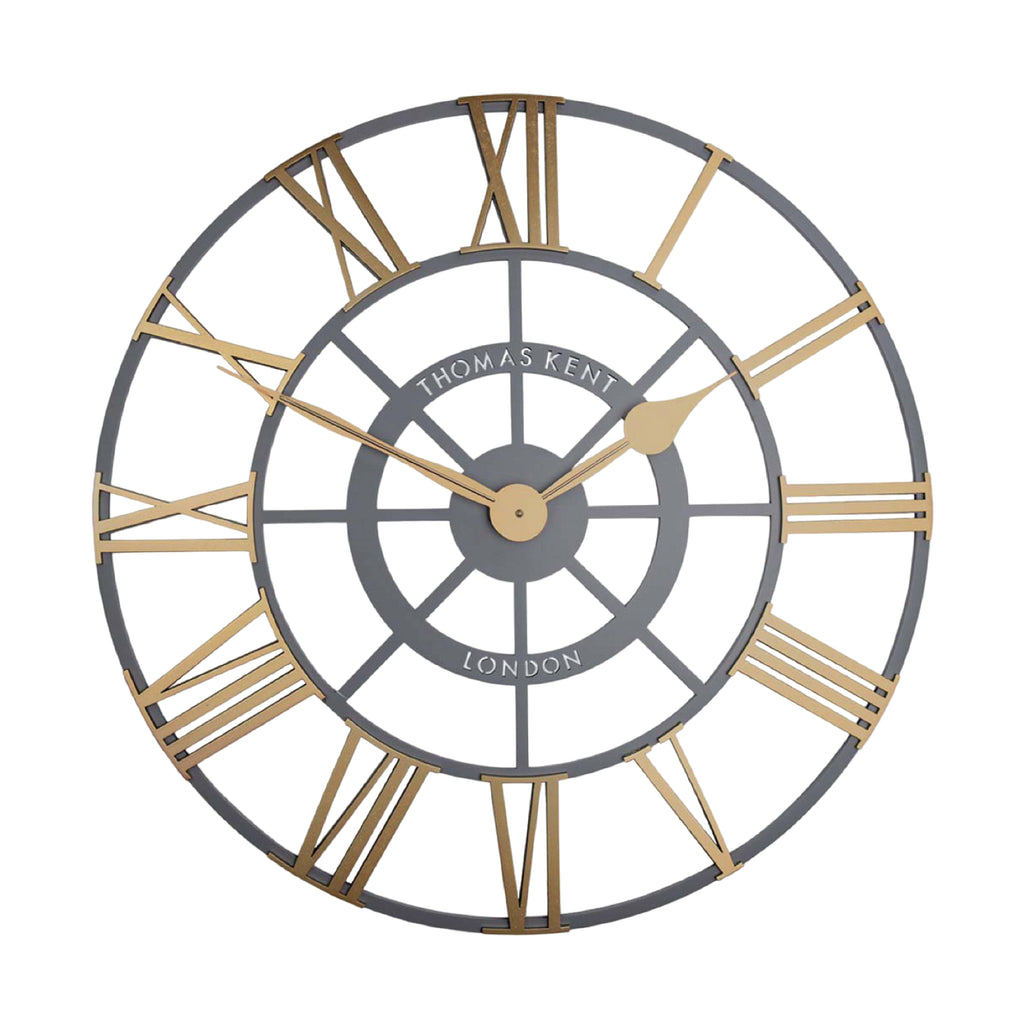 Buy Thomas Kent 24'' Evening Star Skeleton Clock - Brass | About Living