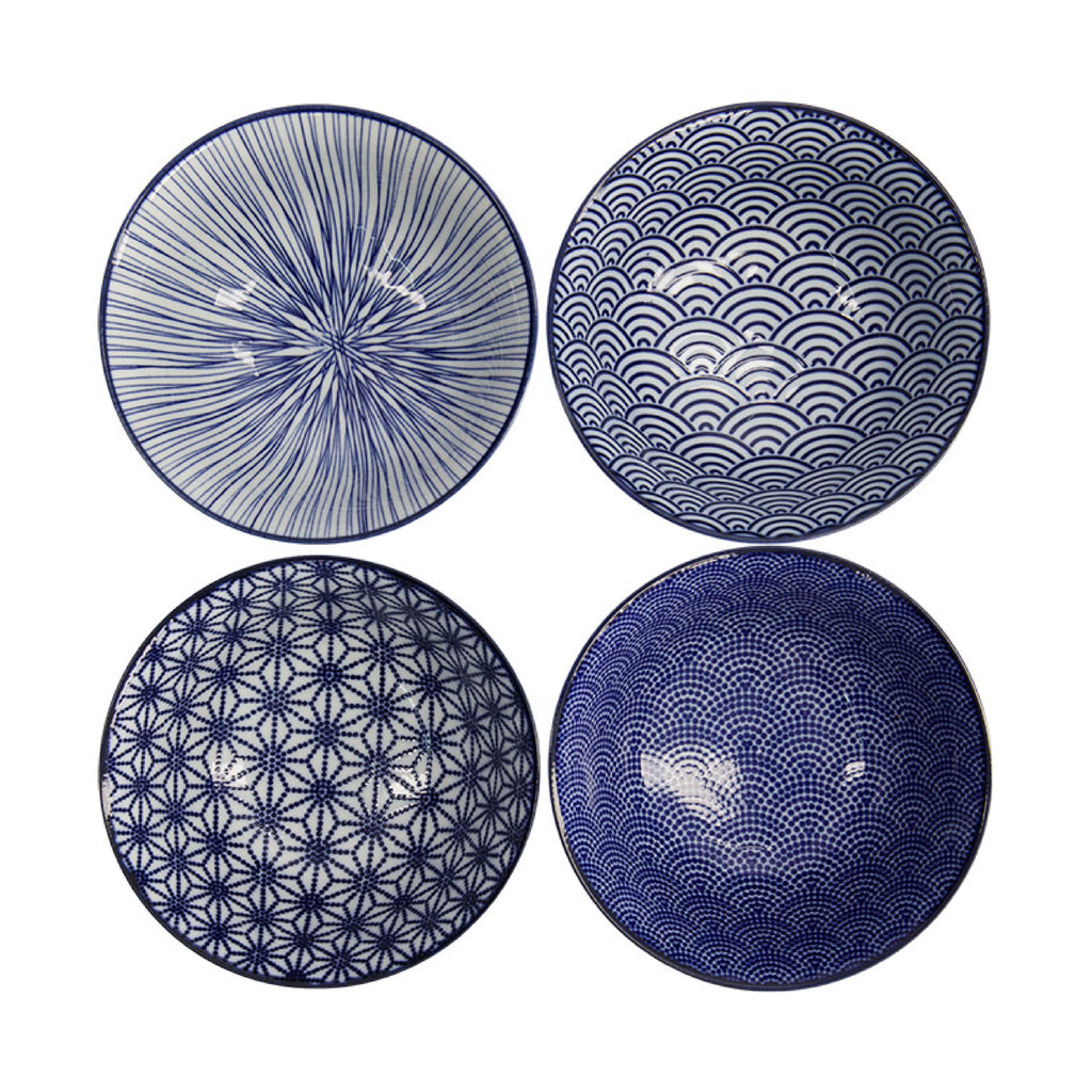 Tokyo Design Studio | Nippon Mixed Tayo Bowl Set - Blue & White – About ...