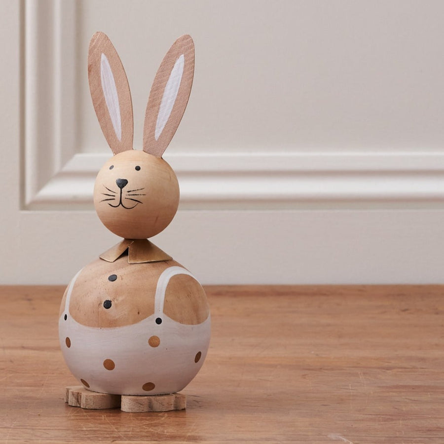 We Love Seasons | Decorative Wooden Easter Bunny with Braces – About Living