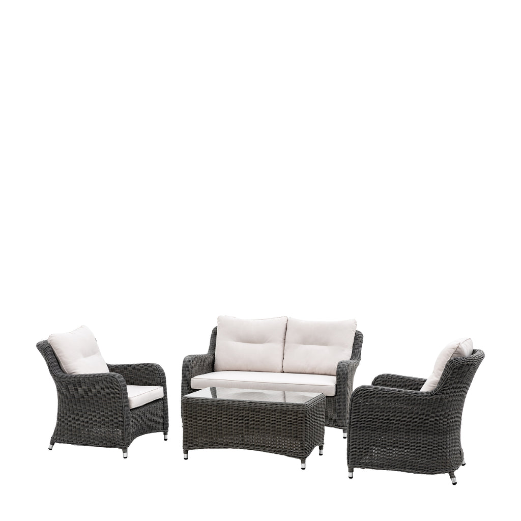 Designed by Gallery | Outdoor Windsor Lounge Set - Black – About Living