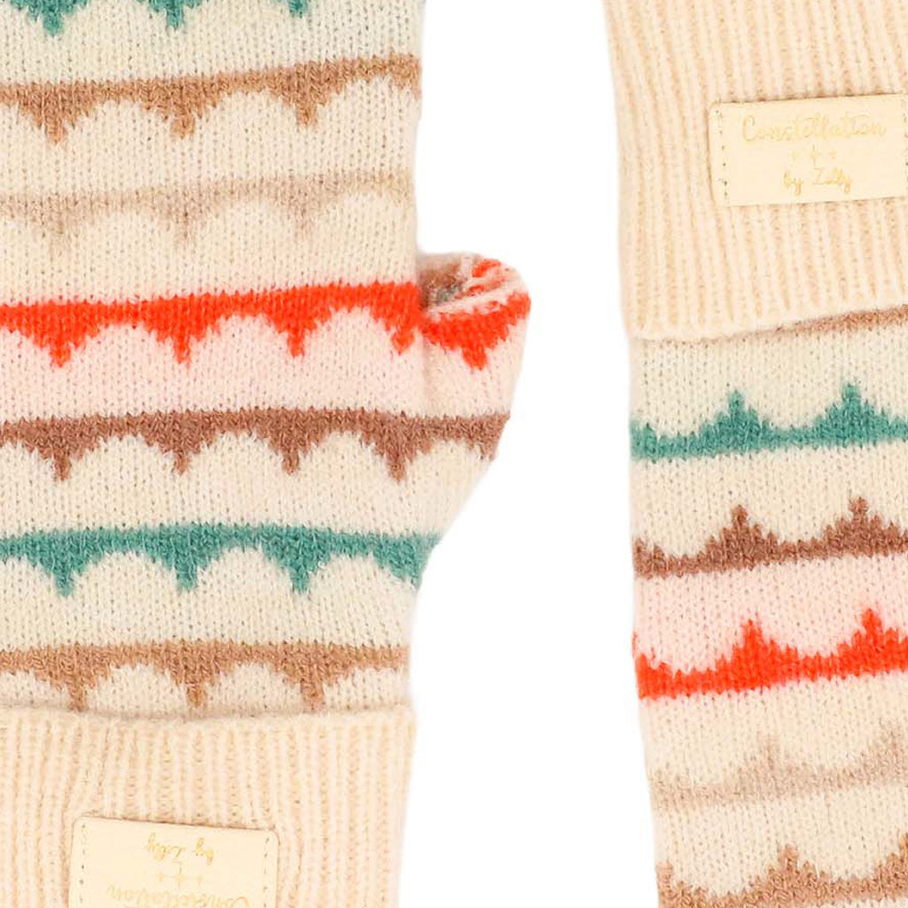 Zelly | Women's Constellation Fingerless Gloves - Cream Waves – About ...