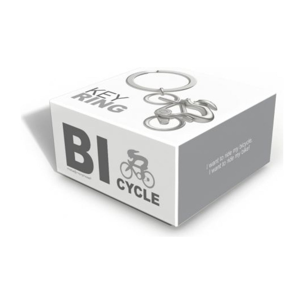 Buy Metalmorphose Silver Cyclist Keyring | About Living