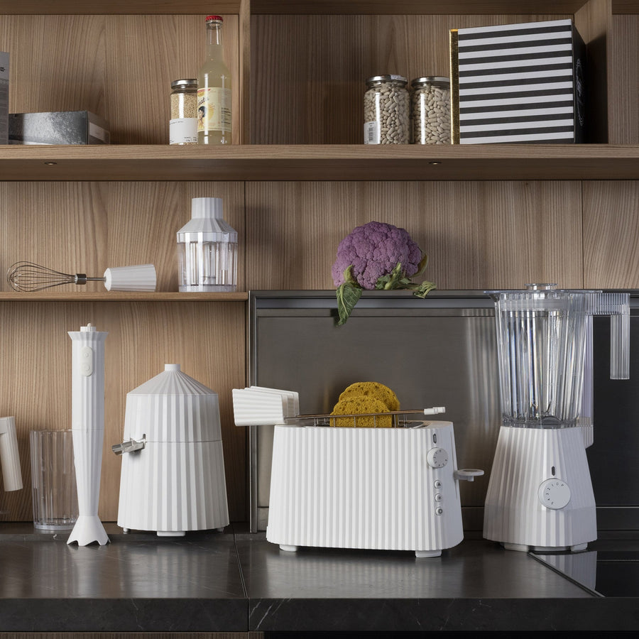 Buy Alessi Set of 2 White Plissé Toaster Racks | About Living