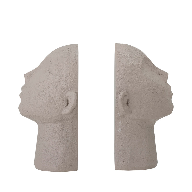 Buy Bloomingville Grey Baldur Split Head Bookends | About Living