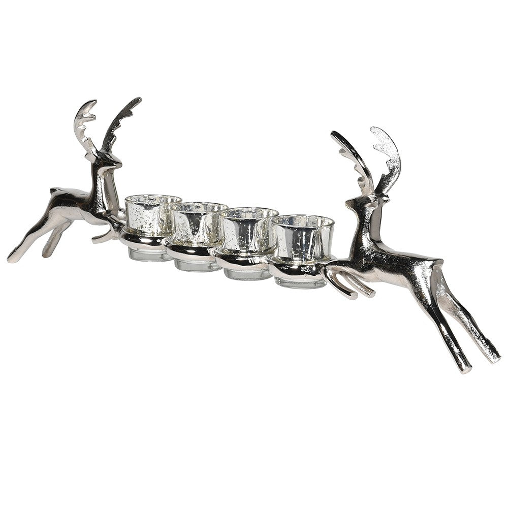 CHRISTMAS by AL | Silver Votive Stag Stand – About Living