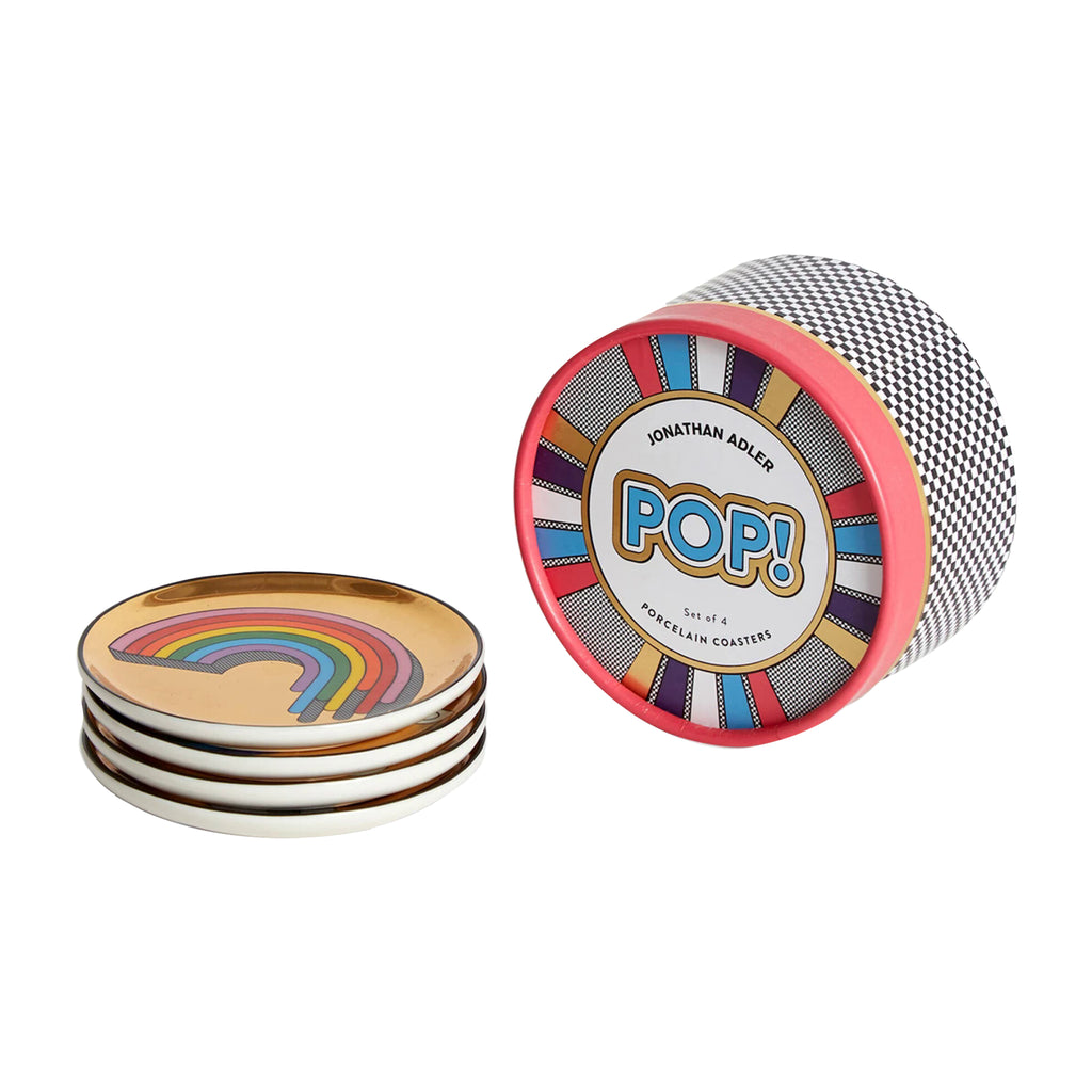 Jonathan Adler Set of 4 Pop! Coasters | About Living