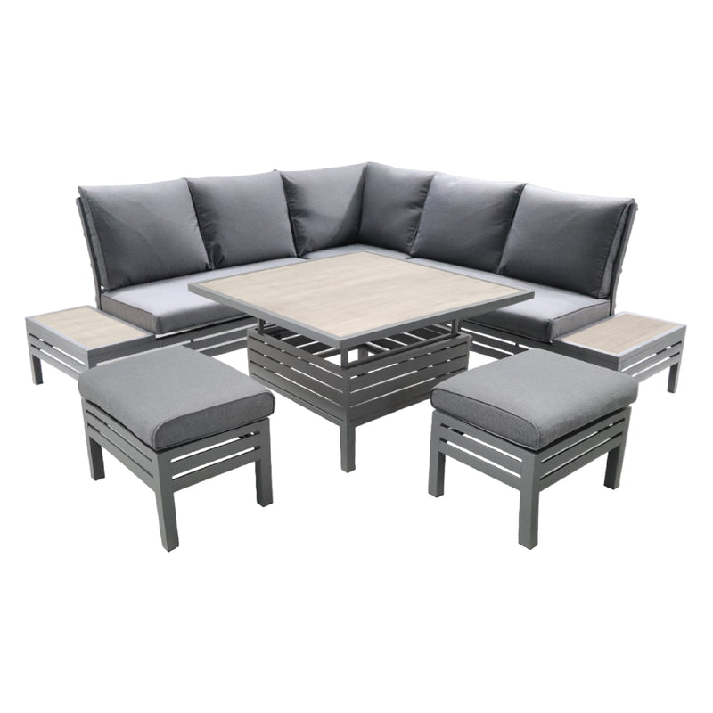 Monza Modular Dining Set & Adjustable Table | About Living