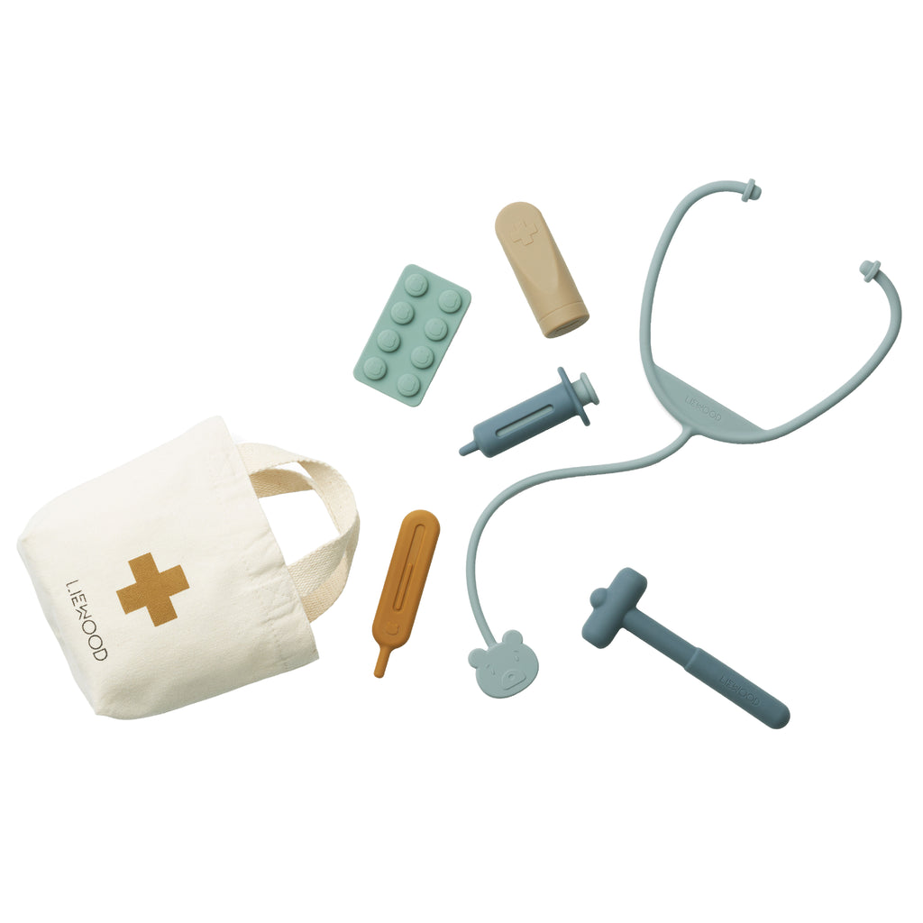 Buy Liewood Blue Lennart Doctor Toy Set | About Living