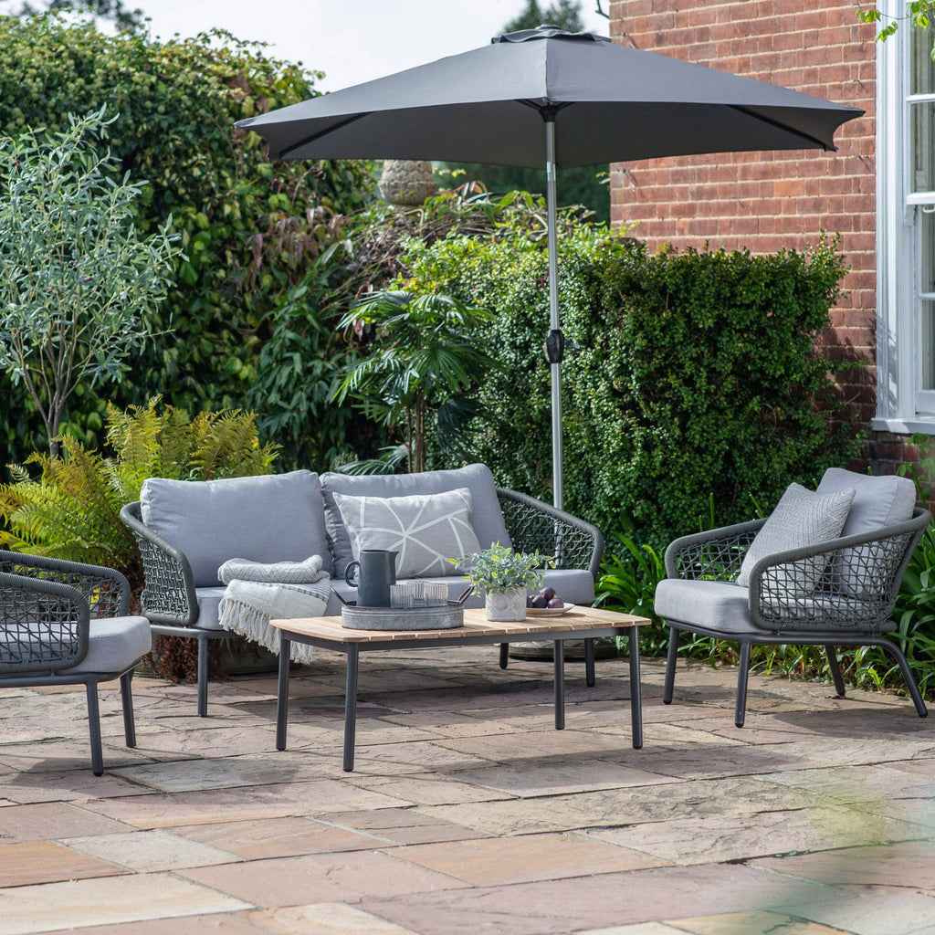 Buy LIV Alfresco 4 Piece Tropea Outdoor Lounge Set | About Living