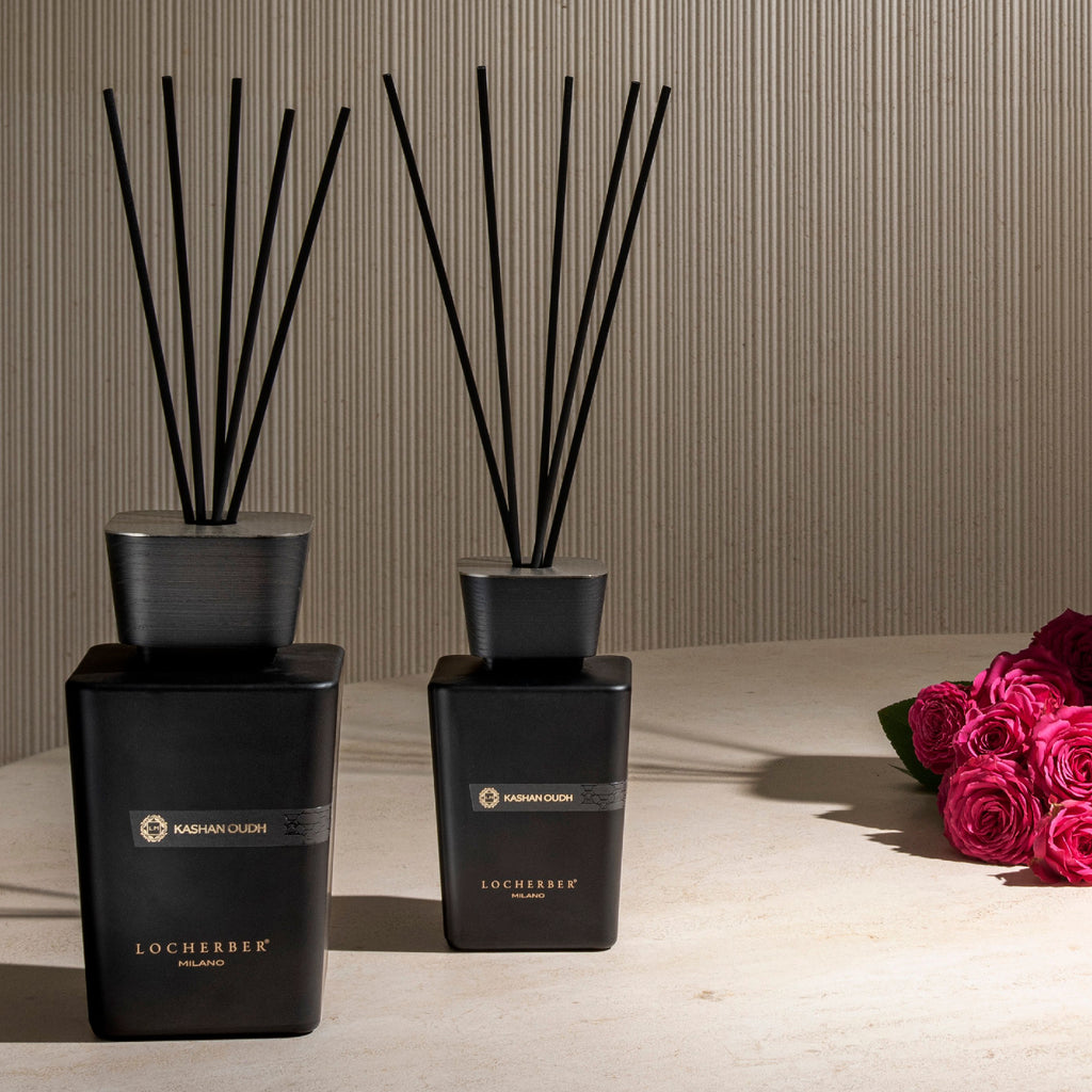 Buy Locherber Milano 500ml Kashan Oudh Skyline Reed Diffuser | About Living