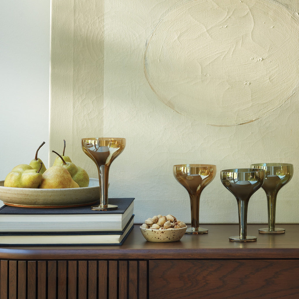 Buy LSA Set of 2 Sapphire Epoque Champagne Saucers | About Living