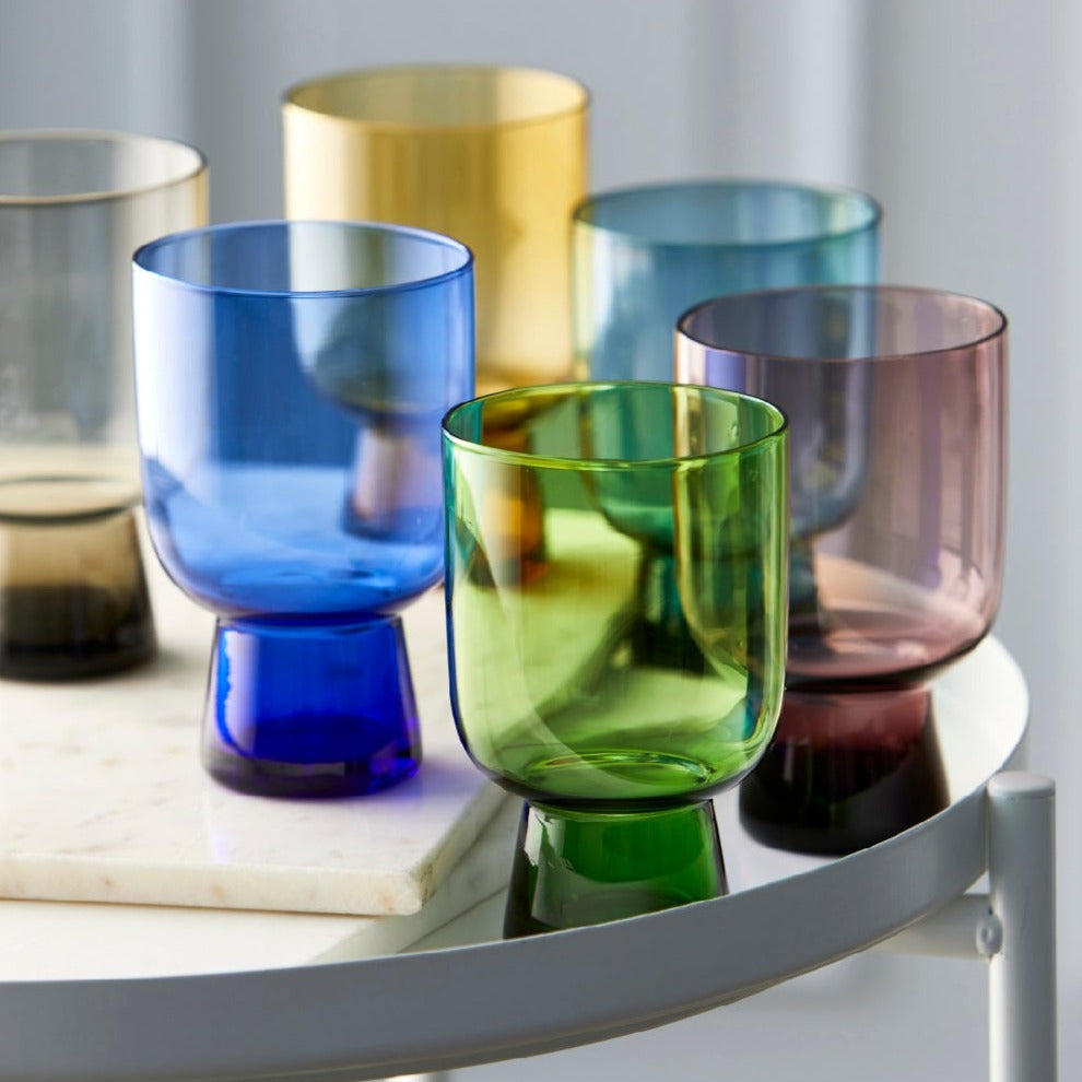 Buy Lyngby Glass Set of 6 30cl Multicolour Glass Tumblers | About Living