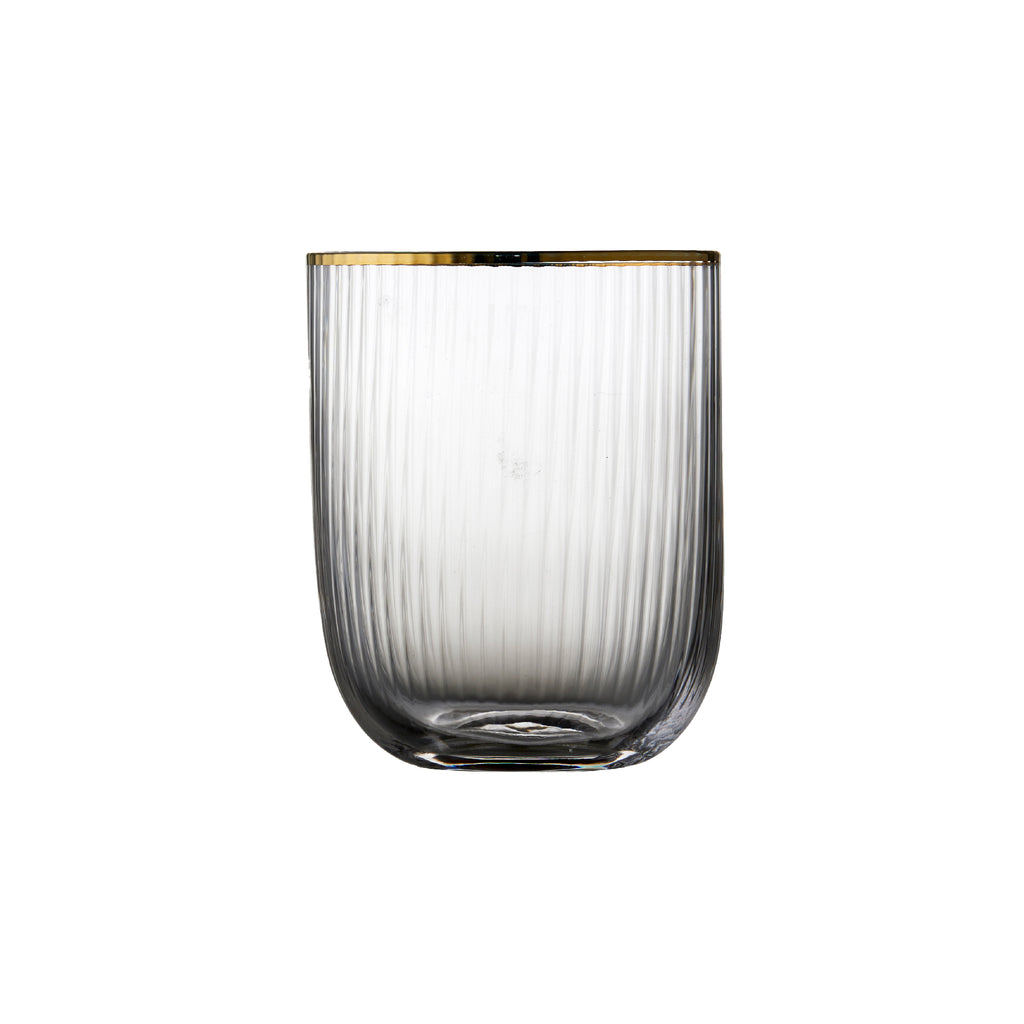 Buy Lyngby Glass Set of 4 35cl Palermo Gold Tumblers | About Living