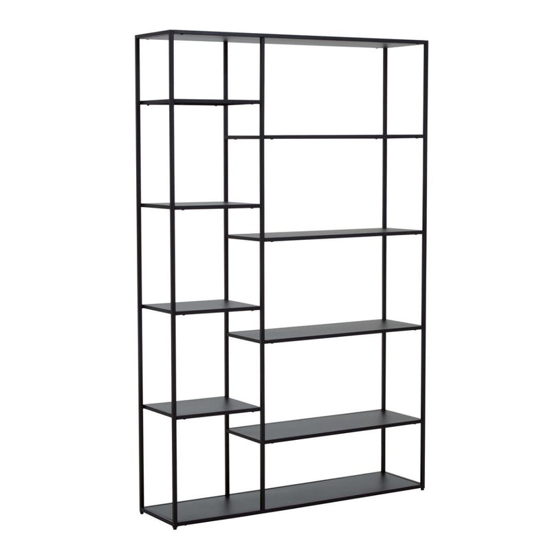 Buy Opulence Black Acero Multi Shelf Unit | About Living