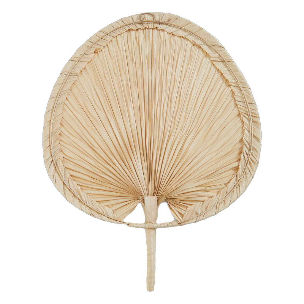 Buy Opulence Natural Large Balta Oval Palm Leaf Fan | About Living