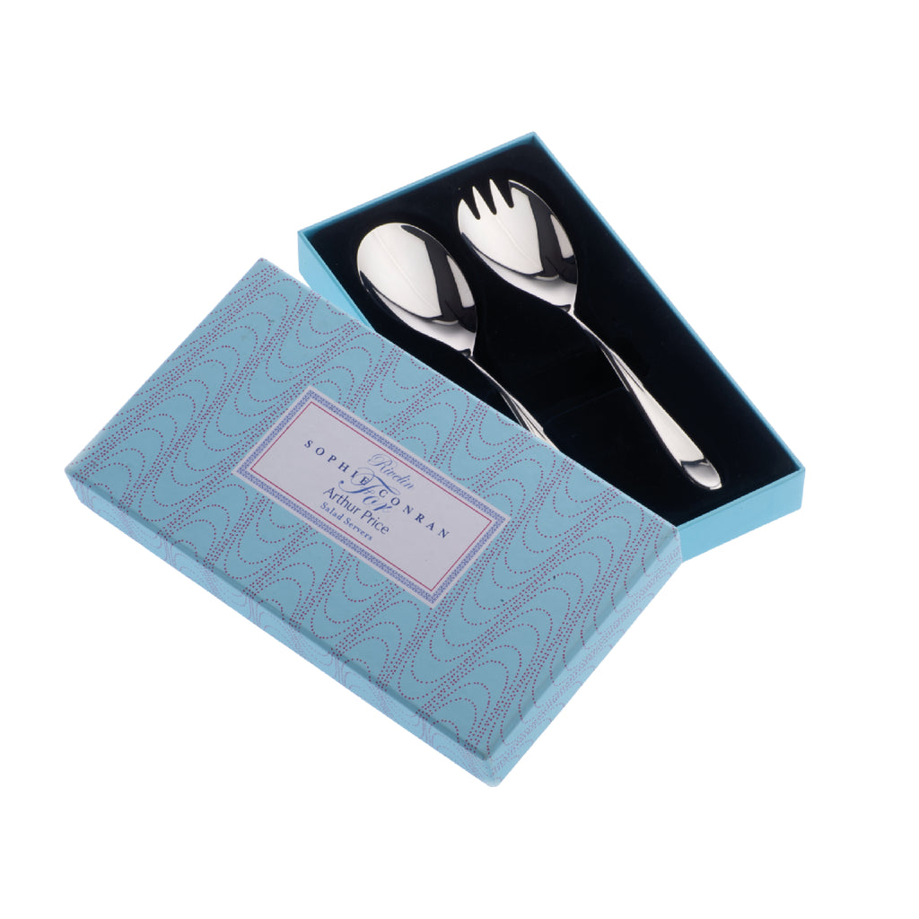 Rivelin Stainless Steel Salad Server Box Set | About Living