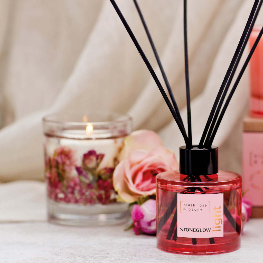 Buy Stoneglow 100ml Blush Rose & Peony Elements Light Reed Diffuser ...