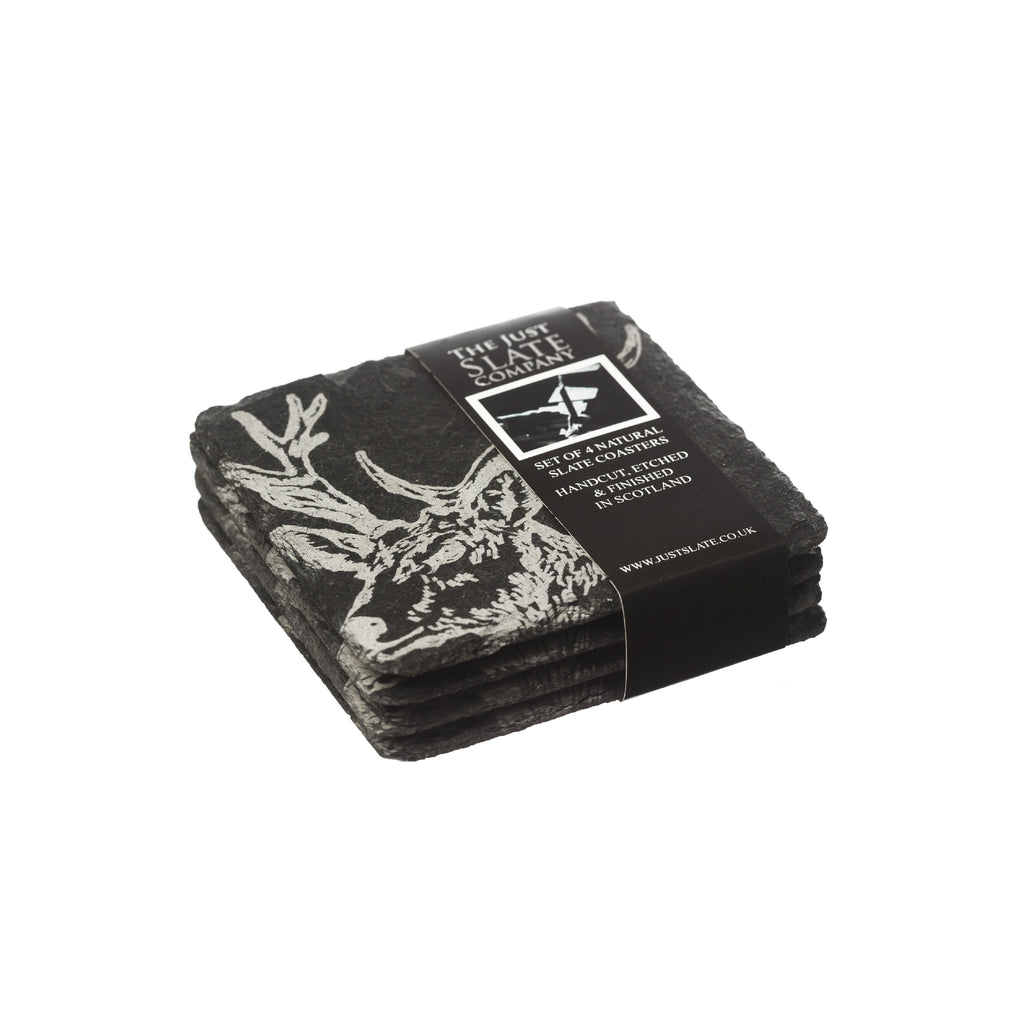 Selbrae House | Country Animals Slate Coasters (Set of 4) – About Living