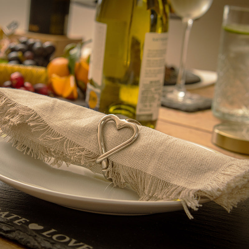 Selbrae House | Love Heart Napkin Rings (Set of 4) – About Living