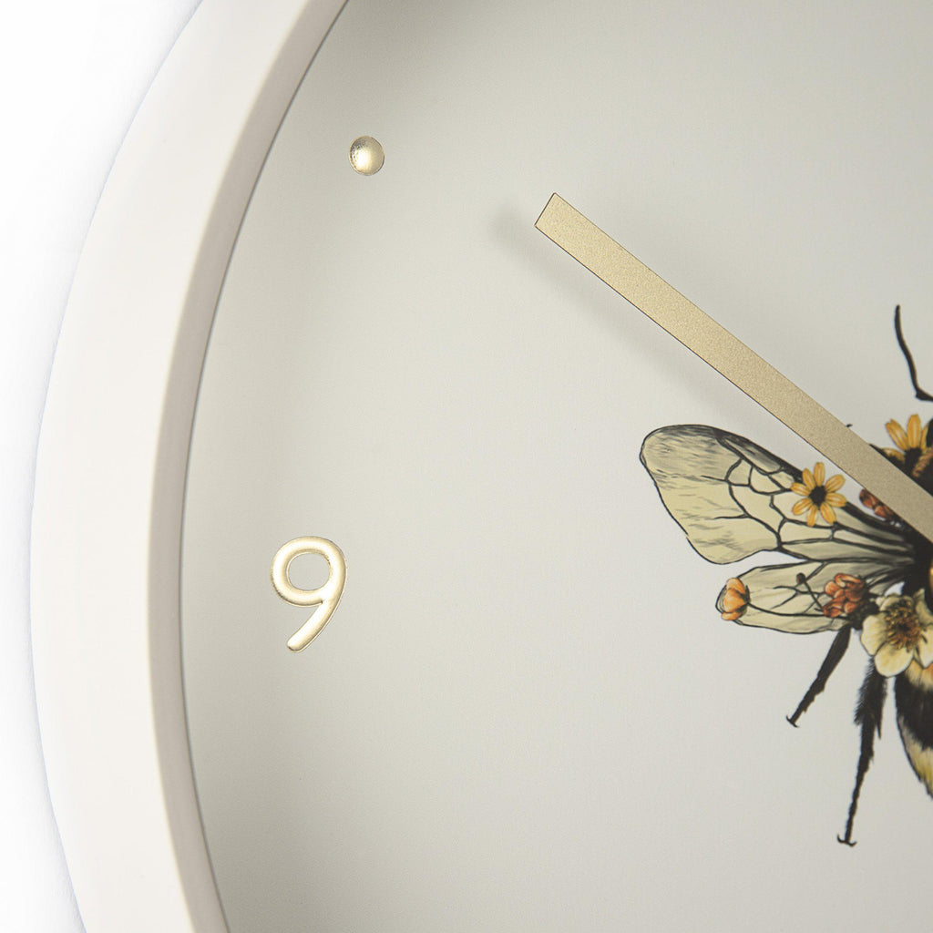 Buy Thomas Kent 12'' Bee In Bloom Wall Clock | About Living
