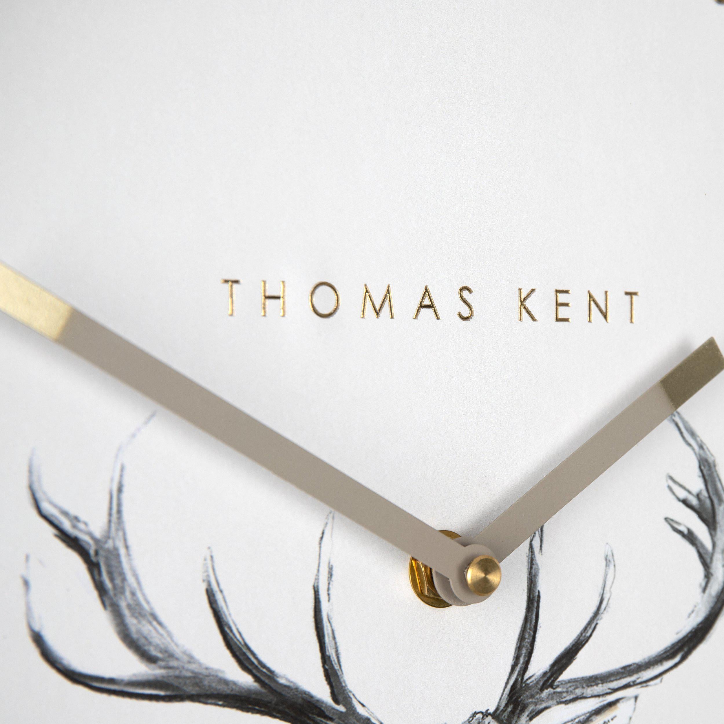 Buy Thomas Kent 12'' Wild Stag Wall Clock | About Living