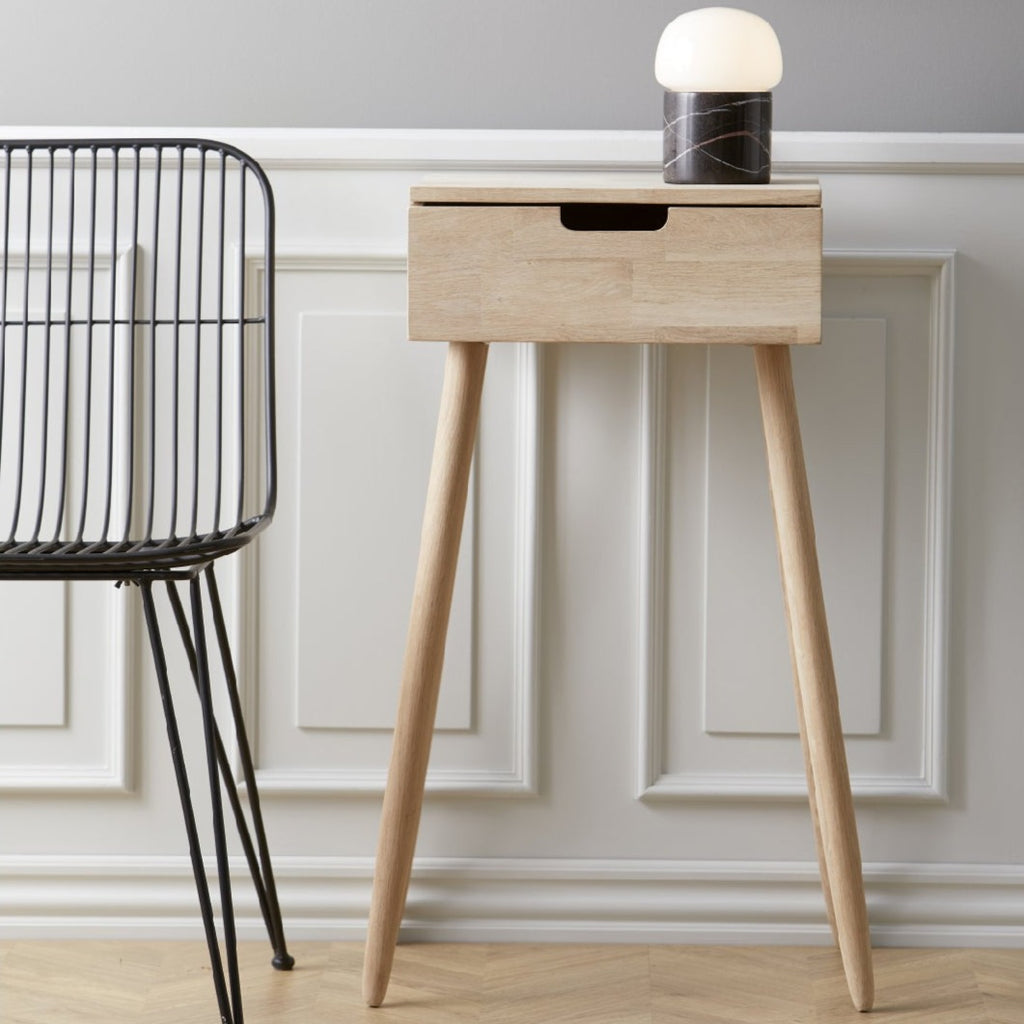 Buy Villa Collection 80cm Oak Ebern Side Table | About Living